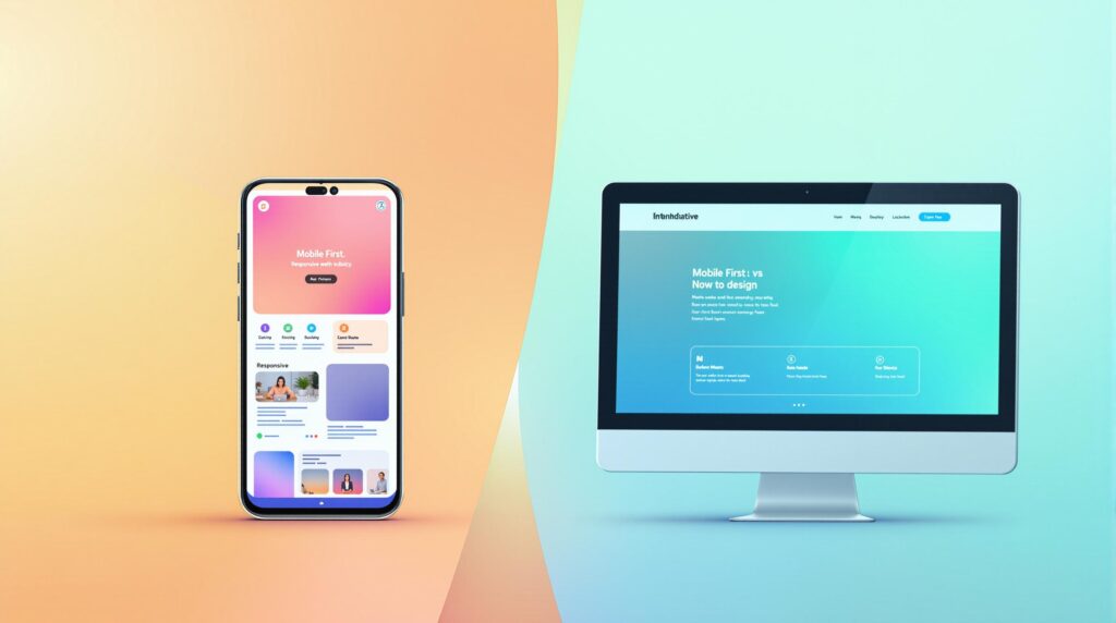 Mobile-First vs Responsive Design: Vor- & Nachteile im Vergleich